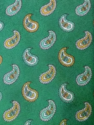 BONA FURTUNA Paisley-print Silk-twill Neck Tie