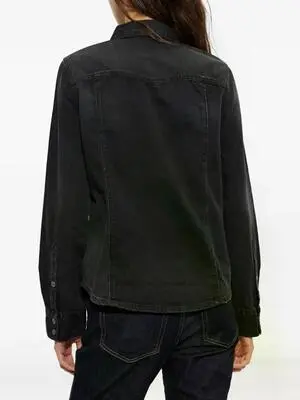 DIESEL® Treated Denim Western Shirt