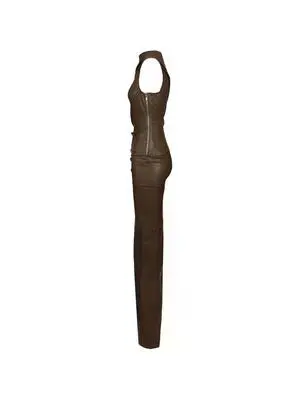 Rick Owens Athena One-shoulder Draped Maxi Dress - Brown