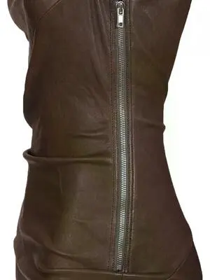 Rick Owens Athena One-shoulder Draped Maxi Dress - Brown