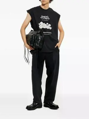 Vetements Graphic-print Sleeveless T-shirt