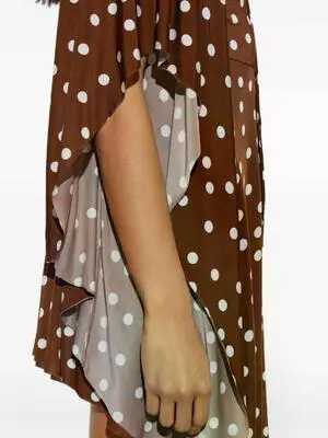 Vetements Polka-dot Asymmetric Dress