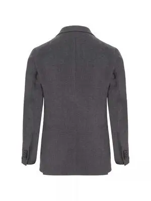 Tagliatore Single-breasted Virgin Wool Blazer - Grey