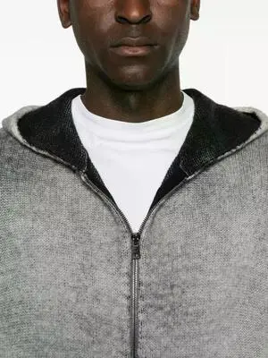 Avant Toi Knitted Zip-up Hooded Sweater