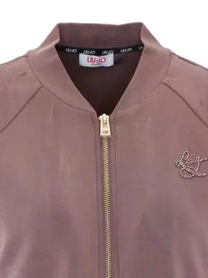 Liu Jo Sequin-embellished Zip-up Sweater