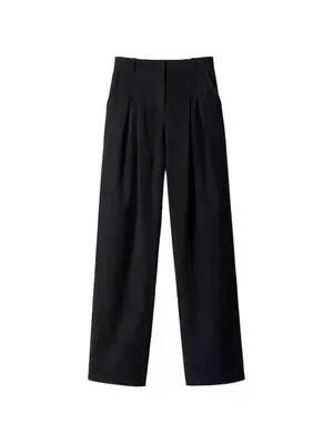 IRO PARIS Pleated Wide-leg Trousers - Black
