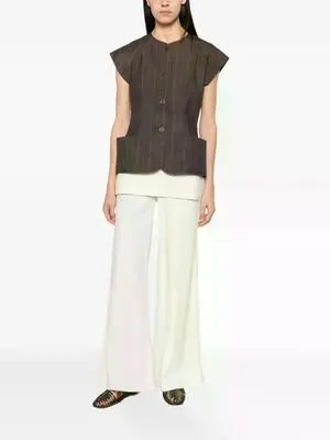 GANNI Pinstripe Vest