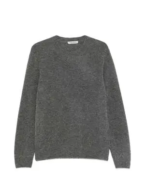 FILERIA Fine-knit Crew-neck Sweater - Grey
