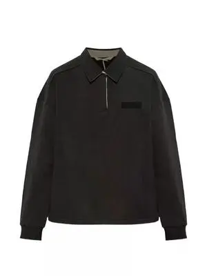 RETHINKIT STUDIOS Oversized Logo-patch Polo Shirt