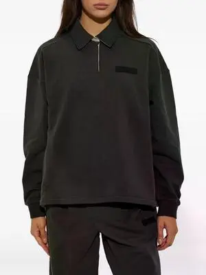 RETHINKIT STUDIOS Oversized Logo-patch Polo Shirt