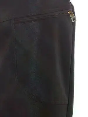 Liu Jo Midi Skirt In Coated Fabric