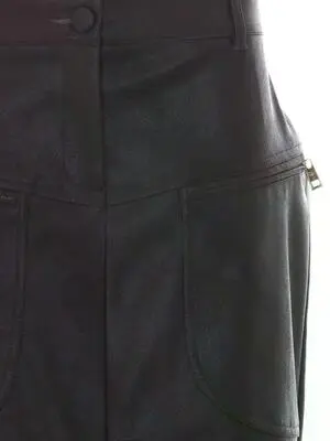 Liu Jo Midi Skirt In Coated Fabric