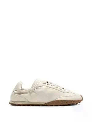 HOFF Leather Sneakers With Elasticated Collar - Neutrals