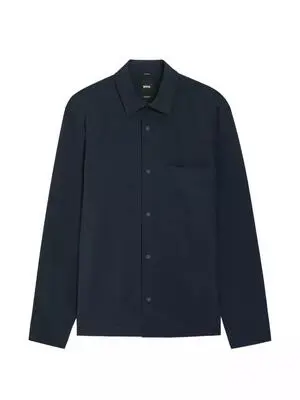 BOSS Patch-pocket Shirt - Blue