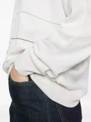 Peserico Beaded-stripe Sweater