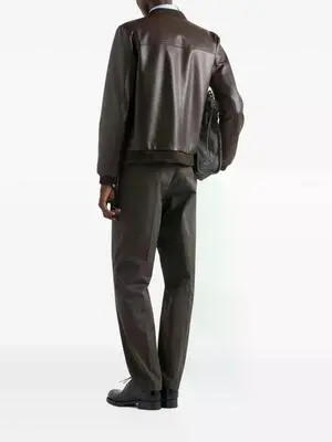 Prada Reversible Nappa Leather Bomber Jacket