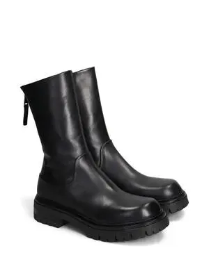Elena Iachi Zip Leather Boots