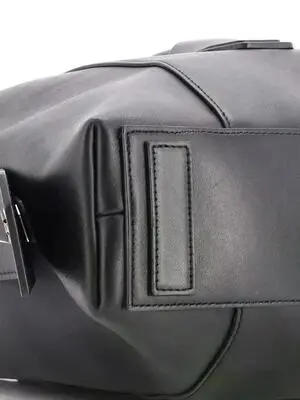 Givenchy Antigona Soft Lock Bag Leather Medium Satchel - Black