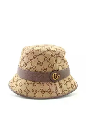 Gucci Gg Supreme Canvas Bucket Hat - Neutrals