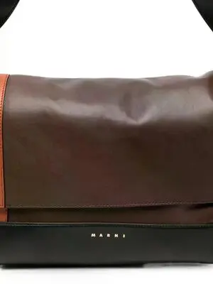 Marni Colour-block Leather Shoulder Bag