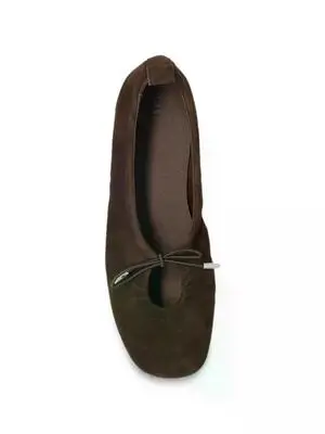 ALOHAS Rosalind Bow-detail Ballet Flats - Brown