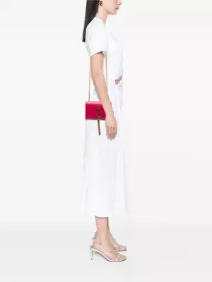 Saint Laurent 2015 Small Smooth Calfskin Monogram Kate Tassel Crossbody Bag - Pink