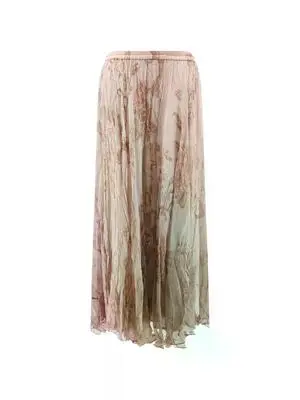 MES DEMOISELLES Gigi Floral-pattern Maxi Skirt - Neutrals