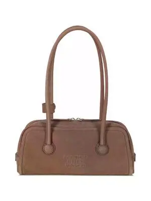 MARGESHERWOOD Nubuck Leather Clutch Bag - Brown