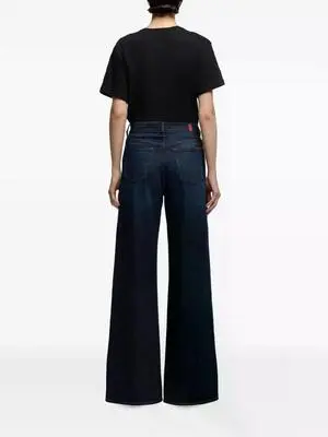 7 For All Mankind Wide-leg Jeans - Blue