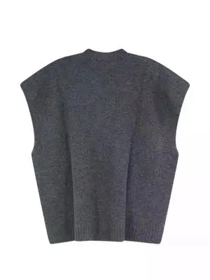 ALYSI Sleeveless Boxy-fit Sweater