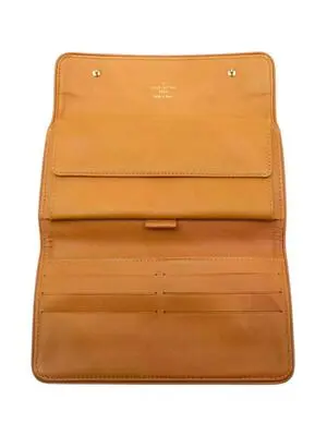 LOUIS VUITTON 2003 Monogram Mini Lin Porte Tresor International Wallet Long Wallets - Neutrals