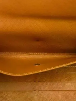 LOUIS VUITTON 2003 Monogram Mini Lin Porte Tresor International Wallet Long Wallets