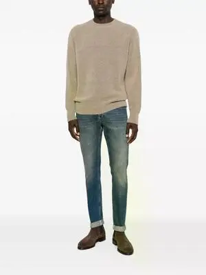 DONDUP Slim-fit Faded Jeans - Blue