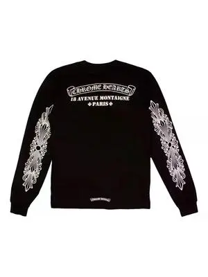Chrome Hearts Paris Exclusive Long-sleeve T-shirt - Black
