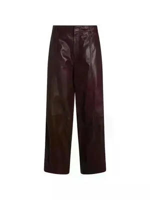 Alberta Ferretti Wide-leg Trousers - Red