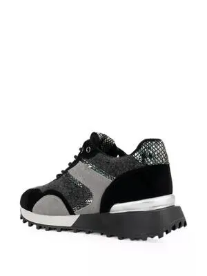 LINDA BAUMANN Panelled Lace-up Sneakers