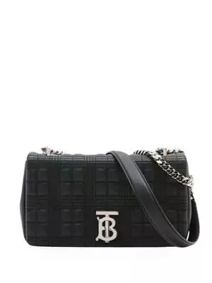 Burberry 2018-2023 Small Quilted Lambskin Lola Crossbody Bag - Black