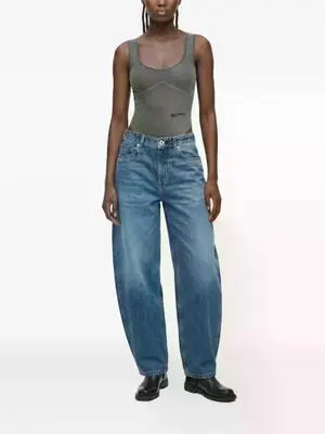 Karl Lagerfeld Mid-rise Barrel Seamed Jeans
