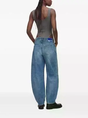 Karl Lagerfeld Mid-rise Barrel Seamed Jeans