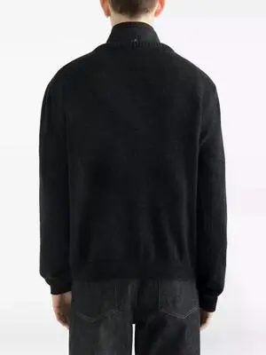 LEMAIRE Crew-neck Sweater In Alpaca Wool Blend