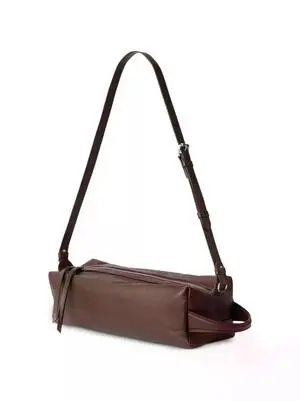 LEMAIRE Nappa Lambskin Shoulder Bag - Brown