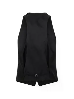 Dsquared2 Pinstripe Vest - Black