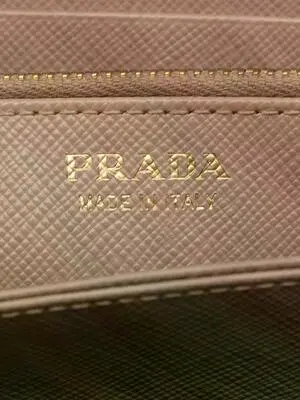 Prada 2013-2026 Saffiano Fiocco Bow Wallet Long Wallets