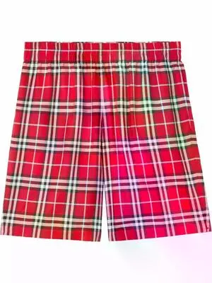Burberry Check-print Track Shorts