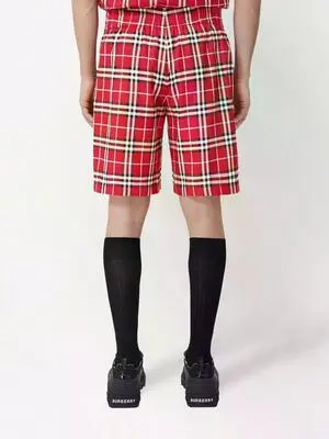 Burberry Check-print Track Shorts