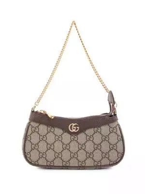 Gucci 2016-2026 Small Gg Supreme Ophidia Shoulder Bag - Neutrals