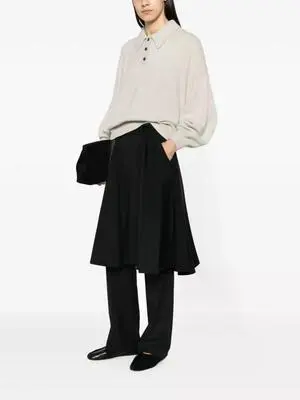 LISA YANG Etta Button-placket Sweater