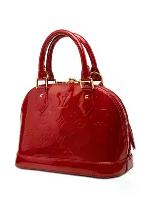 LOUIS VUITTON 2012 Monogram Vernis Alma Bb Satchel