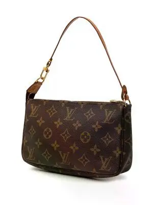 LOUIS VUITTON 2002 Monogram Pochette Accessoires Shoulder Bag