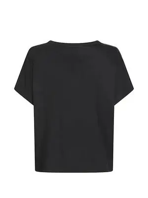 Fabiana Filippi Monili Trim T-shirt - Black